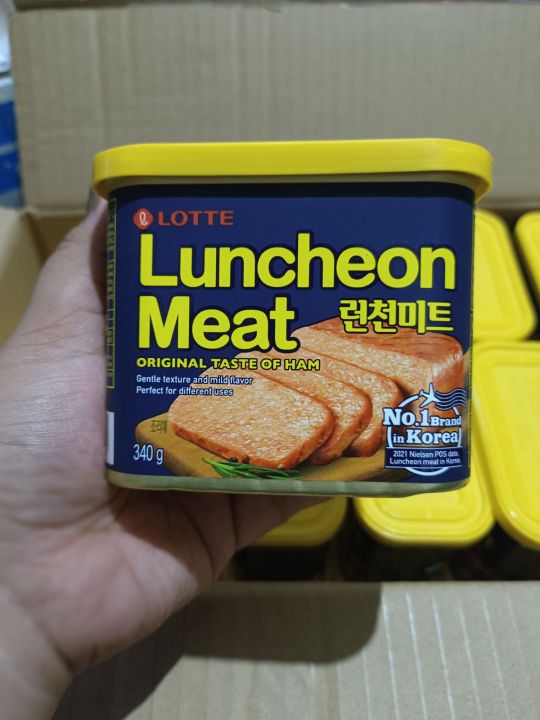 LOTTE #1 LUNCHEON MEAT KOREAN SPAM 340G | Lazada