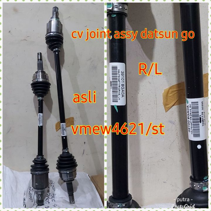 CV JOINT ASSY DRIVE SHAFT AS RODA DEPAN KIRI KANAN DATSON GO ASLI HARGA ...