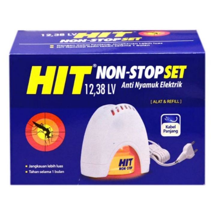 HIT Non Stop Set Obat Anti Nyamuk Elektrik Ekonomis | Lazada Indonesia