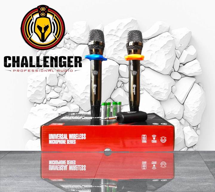 Challenger TY-100 Dual Universal Wireless Mic | Lazada PH