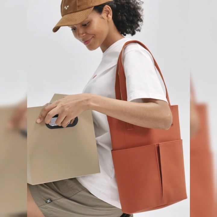 MAH LINE Simple Casual PU Leather Pure Color Bag Commuter Travel Work ...