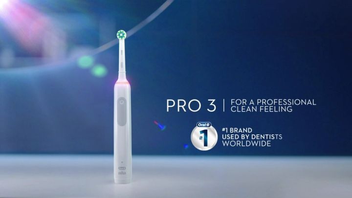 Oral B Ultra Pro 3 Electric Toothbrush 3D Sonic Round Head Deep ...