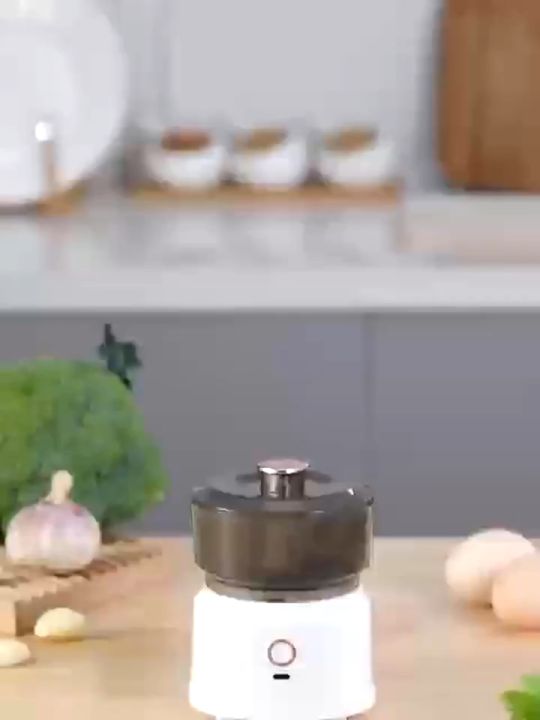 Multi-function Electric Meat Grinder 350ML Mincer Cordless Garlic ...