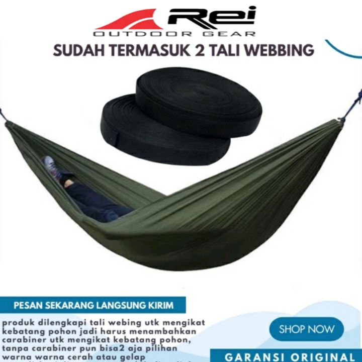 ( ORIGINAL ) hammock single jumbo. Arei Ayunan Jumbo Single. BB maks ...