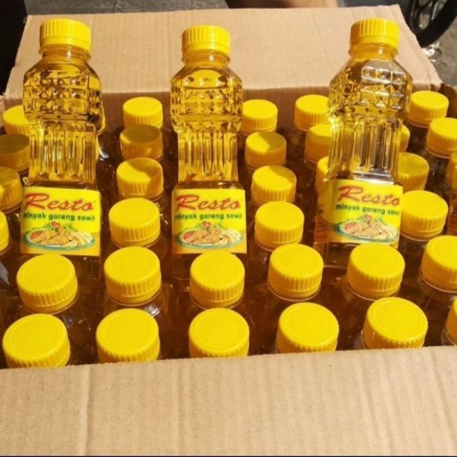 RESTO Minyak Goreng 250ml Kemasan Botol Harga 1 Dus Isi 48pcs | Lazada Indonesia
