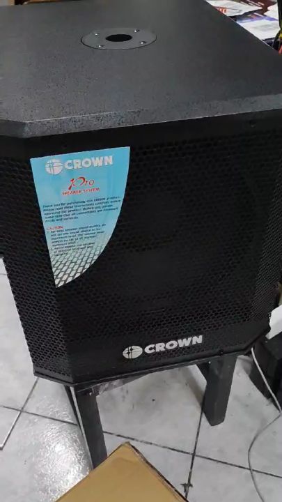 Crown BF-12SW 500W 12 inch Passive Subwoofer Speaker | Lazada PH