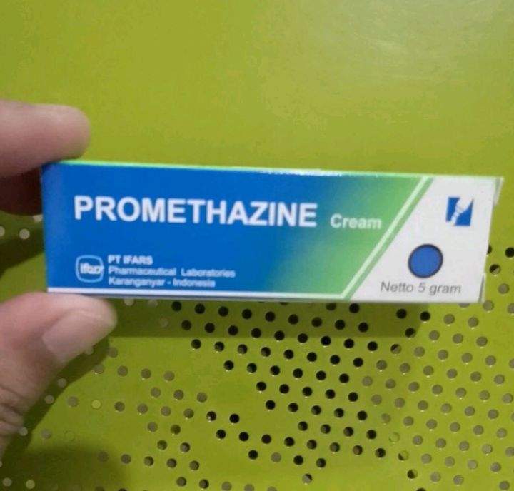 PROMETHAZINE CREAM 5g (Salep Gatal Alergi, Luka Bakar, Gigitan Serangga ...
