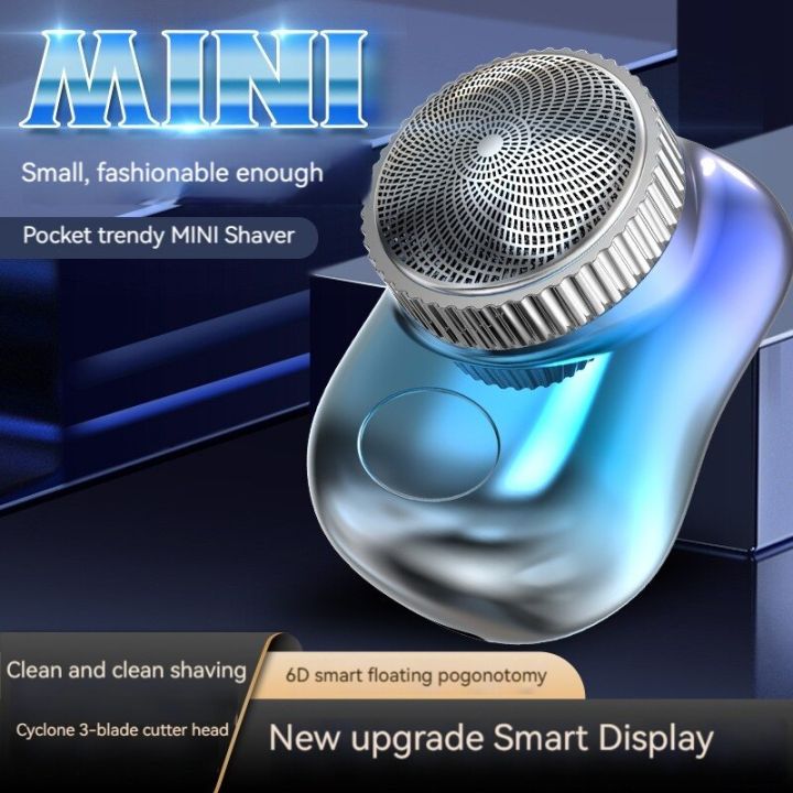 Multi-function Electric Shaver LED Electric Display Mini Portable Car ...