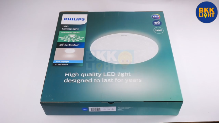 Philips โคมไฟซาลาเปา LED CL210 24w 36w 50w Sparkle หน้าประกาย ไฟกลม ติด ...