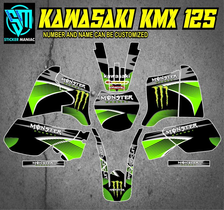 kawasaki kmx 125 full body decals | Lazada PH