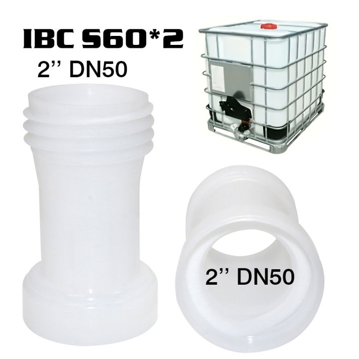 S60*2 IBC Ton Barrels Extension Joint Plastic Joint Dust Drain Tube ...