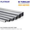 1M & 1.5M | GI Tubular | Galvanized Iron Square Tube | 1.2MM Thick ...
