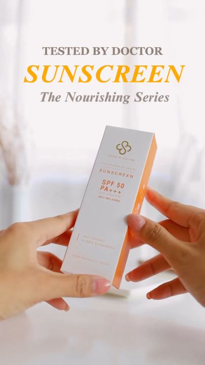 Tested by Doctor The Nourishing Series : Sunscreen SPF 50 PA+++ กันแดด ...
