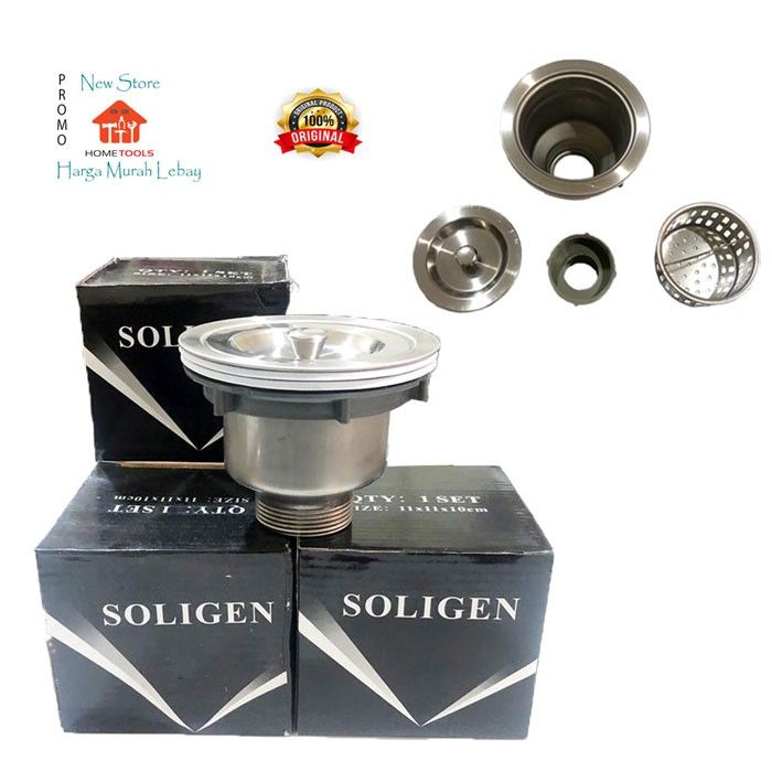 afur wastafel bak cuci piring ukuran drat 1 1/4" afur keranjang set bak ...