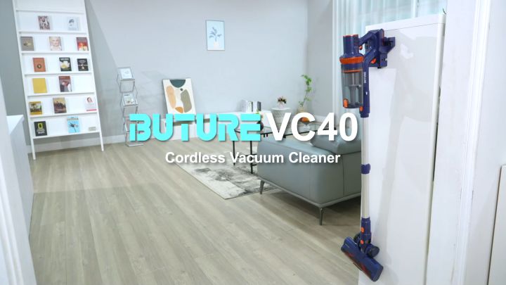 BUTURE VC40เครื่องดูดฝุ่นไร้สาย 38Kpa 400W แบบไม่มีแปรงถ่านสำหรับติดไฟ ...