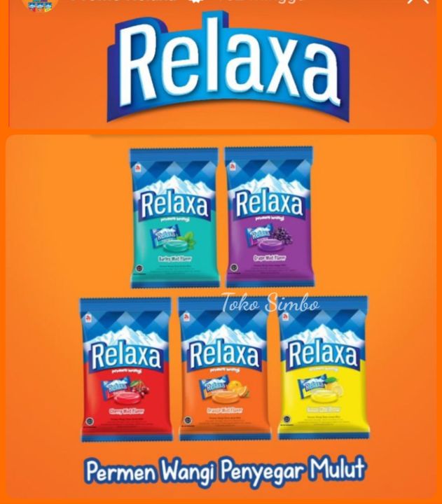 RELAXA permen candy mint aneka buah | Lazada Indonesia