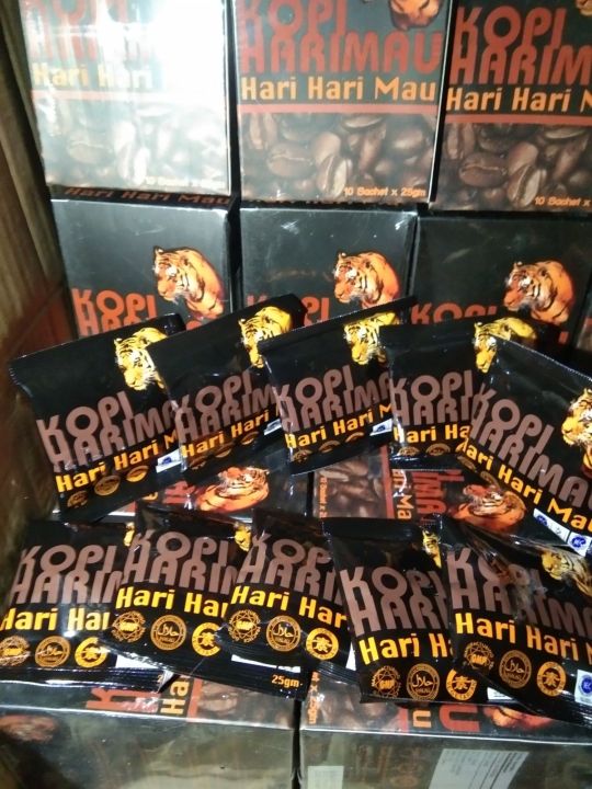 ORIGINAL KOPI HARIMAU HARI HARIMAU COFFEE 1BOX 10SACHETS | Lazada PH