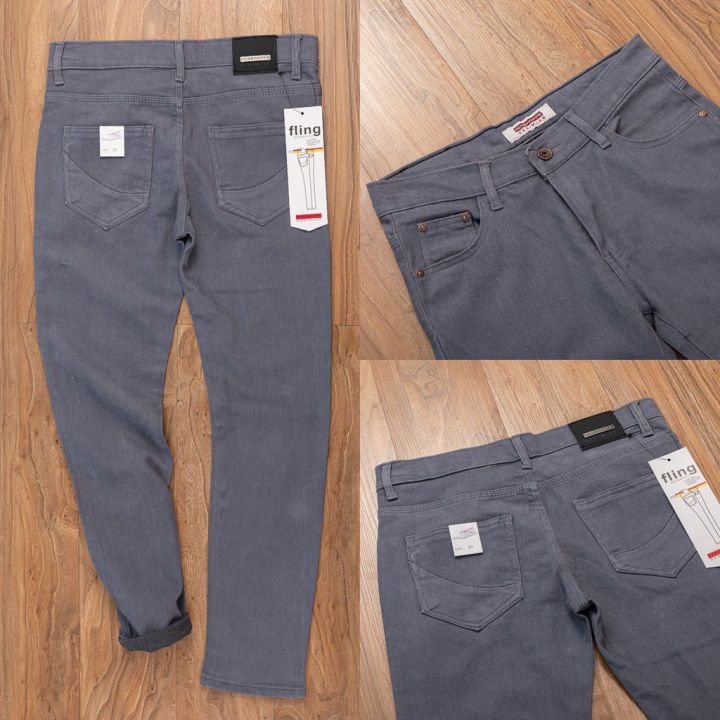 ASH GRAY AND BLACK STRETCHABLE PANTS FOR MEN | Lazada PH