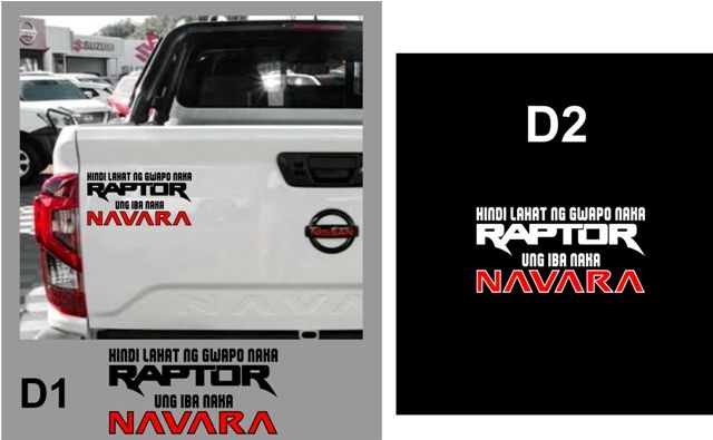 Funny Sticker Nissan Navara Calibre fit for all | Lazada PH