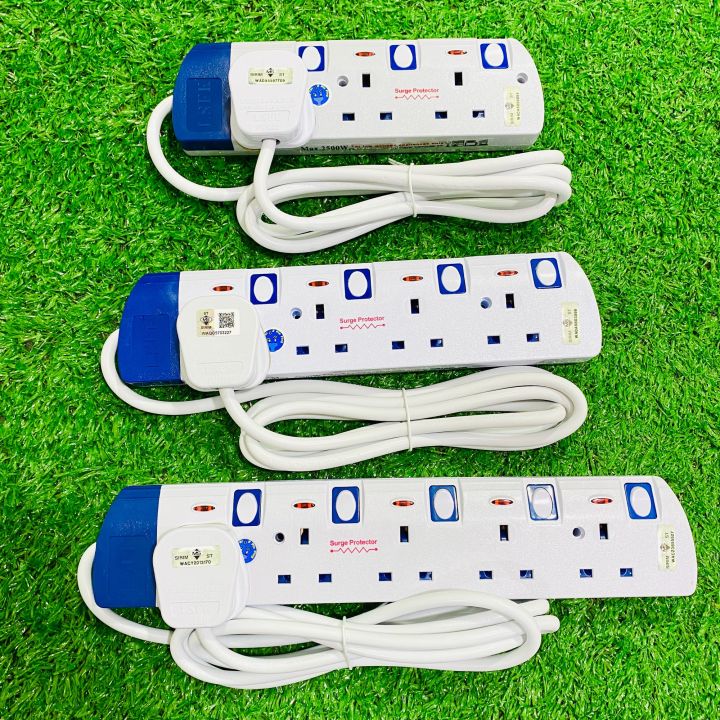 LSFE PLUG EXTENSION TRAILING SOCKET (3G/4G/5G) (2M) (SIRIM) (FULL ...