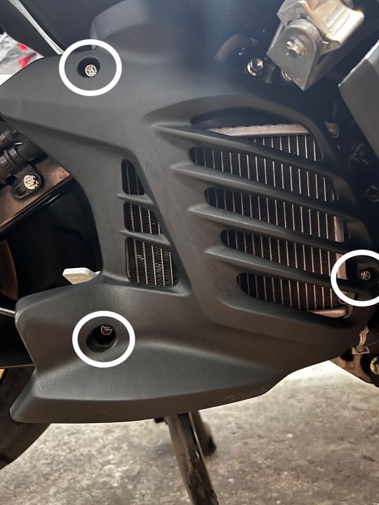 CB MOTO: HENG Radiator Cover Bolt (Stock Cover) For NMAX V1, V2, V2.1 ...