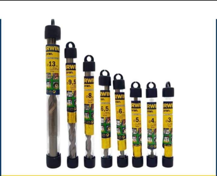 heavy duty quality irwin mansory drill bit/drillbit mansory concrete more size available | Lazada PH