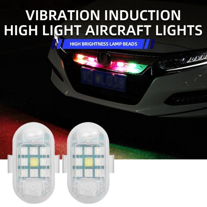 Wireless Remote Control LED Strobe Light RGB Flashing Warning Light for ...