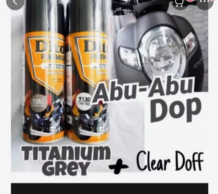 Paket Hemat Pylok Pylox Diton Premium Titanium Grey Abu 9282 + Clear ...