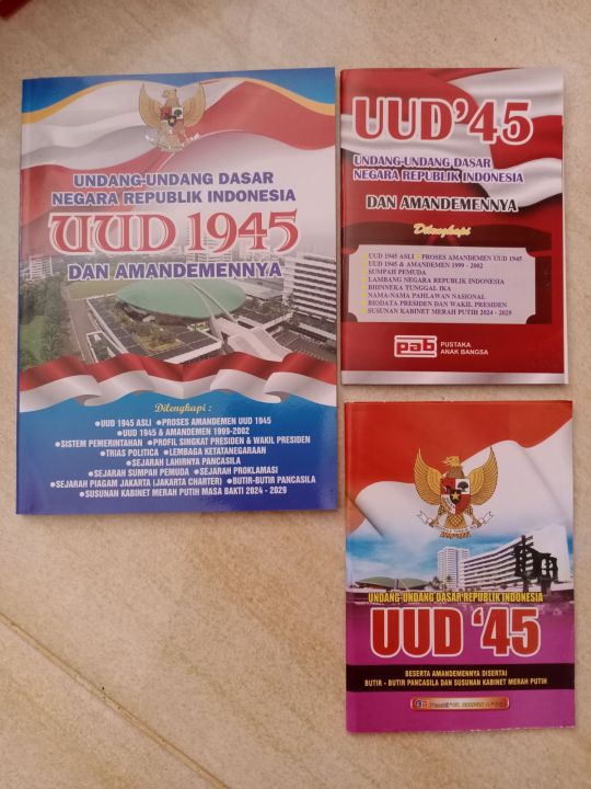 UUD 45 Terbaru Presiden Prabowo dan Wakil Presiden Raka Bumingraka 2024 ... UUD 45 Terbaru Presiden Prabowo dan Wakil Presiden Raka Bumingraka 2024 ...