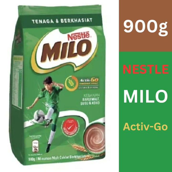 Milo Activ-Go Soft Pack 900g [Ready Stock] Exp 20251130 | Lazada