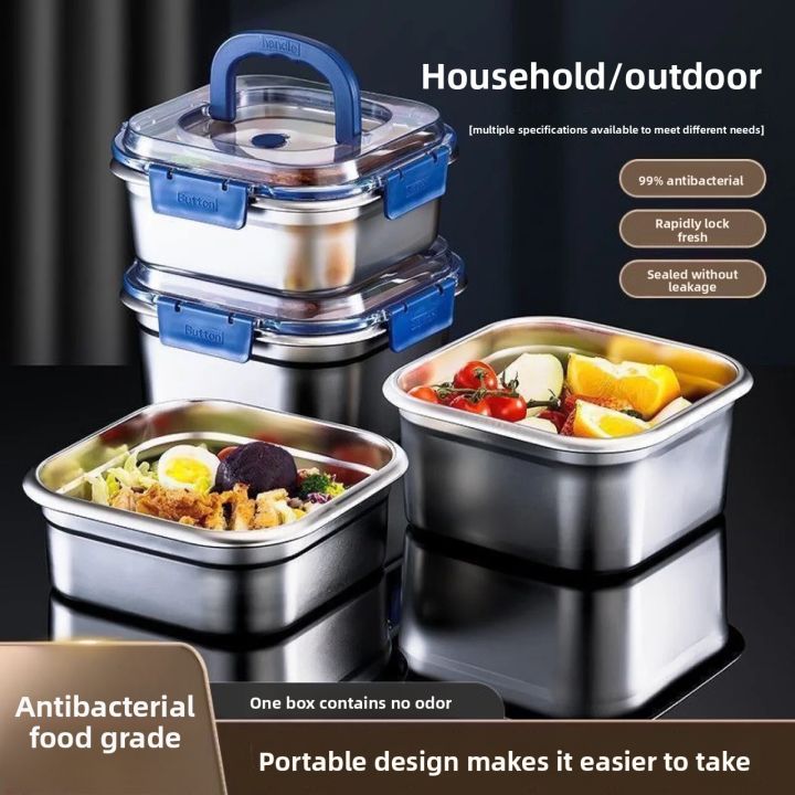 Large Size Stainless Steel Food Grade Rice Box Suitable for Induction ...
