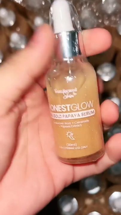 Honest Glow Duo 24K Gold Papaya Serum 30ml and Kojic Papaya Soap 70g by ...