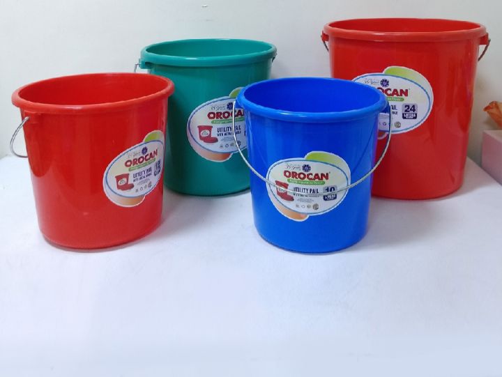 OROCAN PAIL BODY WITH STAINLESS STEEL HANDLE TIMBA BUCKET WATER ...