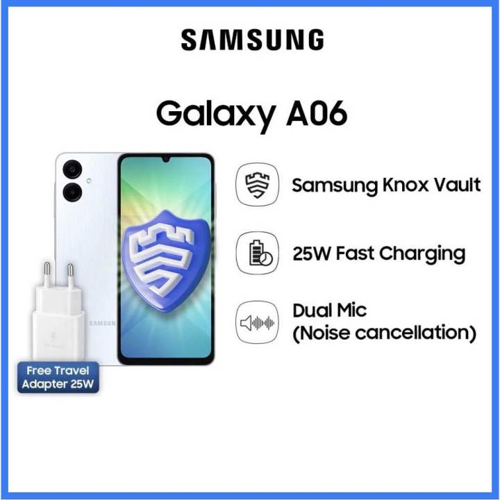 Samsung Galaxy A06 [4GB/64GB/128GB - 6GB/128GB] RAM Plus 4GB - Helio ...
