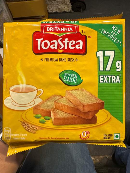 "Britannia Toasted Premium Bake Rusk 200g: Infused with Real Elaichi ...