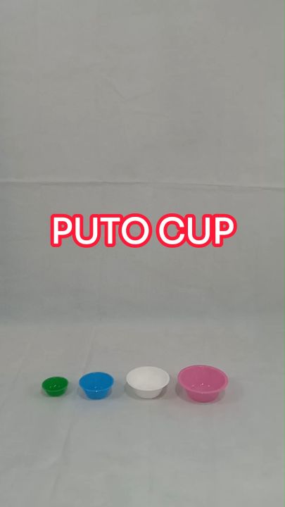 ( 50 pcs / 100 pcs) /Set Plastic Puto Cup S-M-L-XL Kutsinta Cupcake ...
