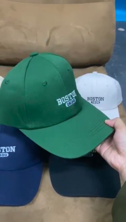 Casual Letter Boston 1630 Baseball Cap Hats for Women Men Unisex Cap ...
