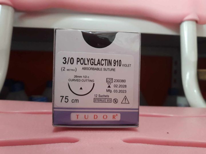 Polyglactin 910 absorbable suture 3-0 cutting | Lazada PH
