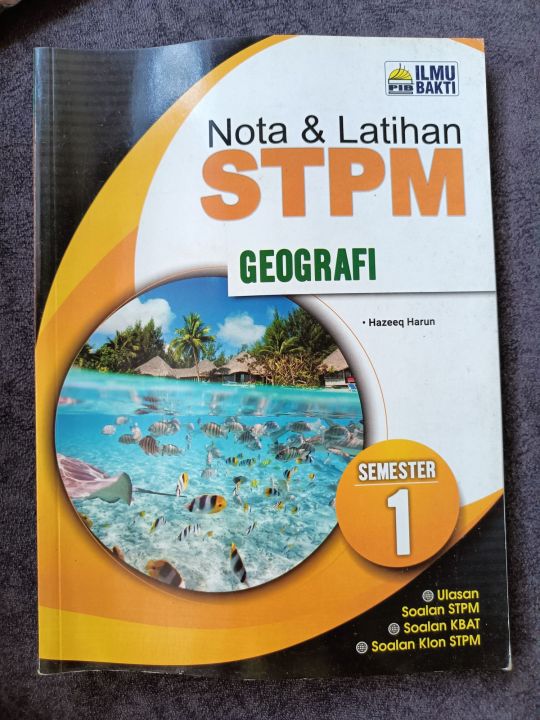 Geografi Nota and Latihan STPM Sem 1 (second hand) | Lazada
