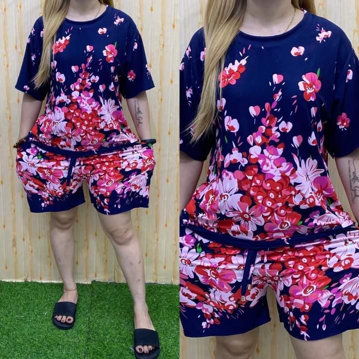 TERNO SENEPA TSHIRT AND SHORT UP TO XXL FOR WOMEN WITH BELL PLUS SIZE ...