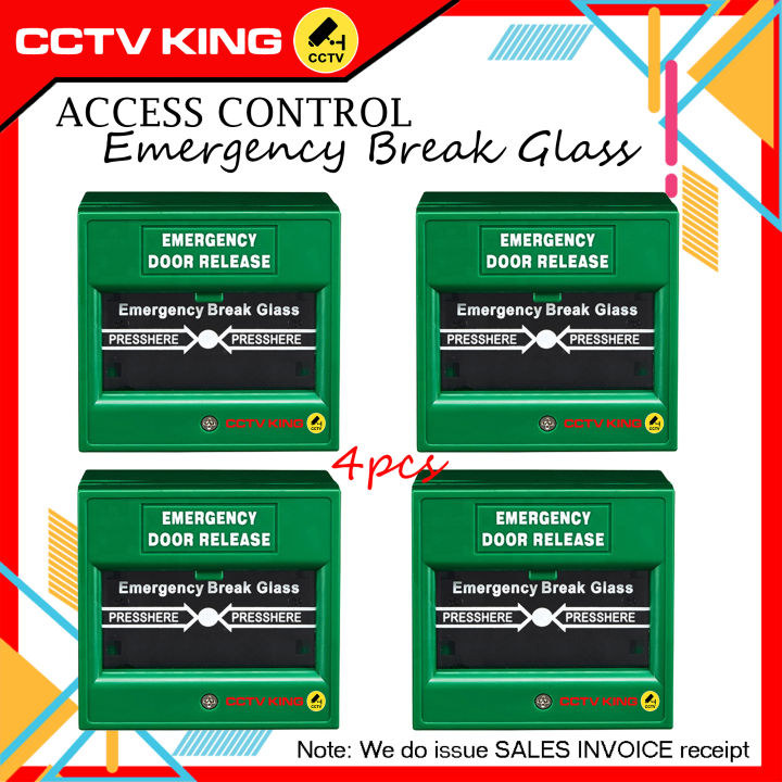 Green Emergency Break Glass, Fire Alarm Switch Break Glass Model: DAL-2 ...