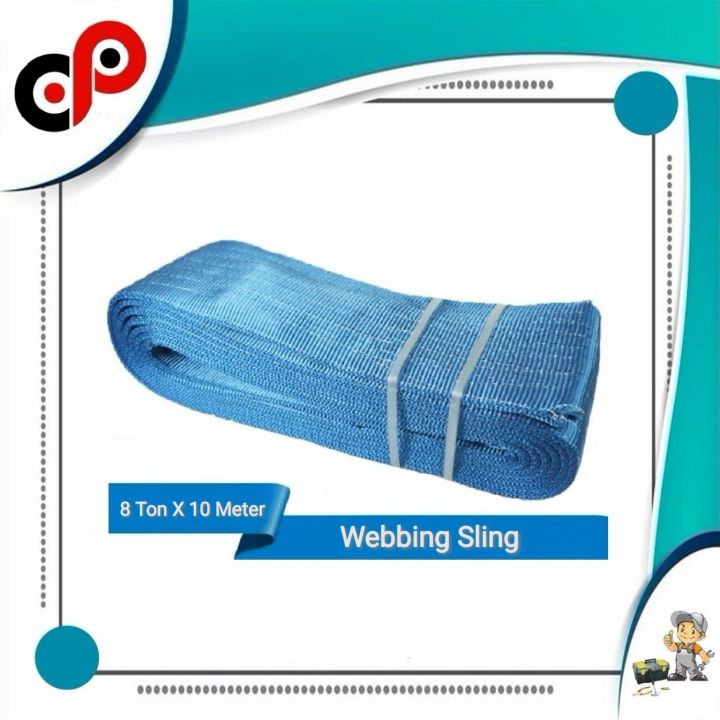 Webbing Sling 8 Ton X 10 Meter | Lazada Indonesia