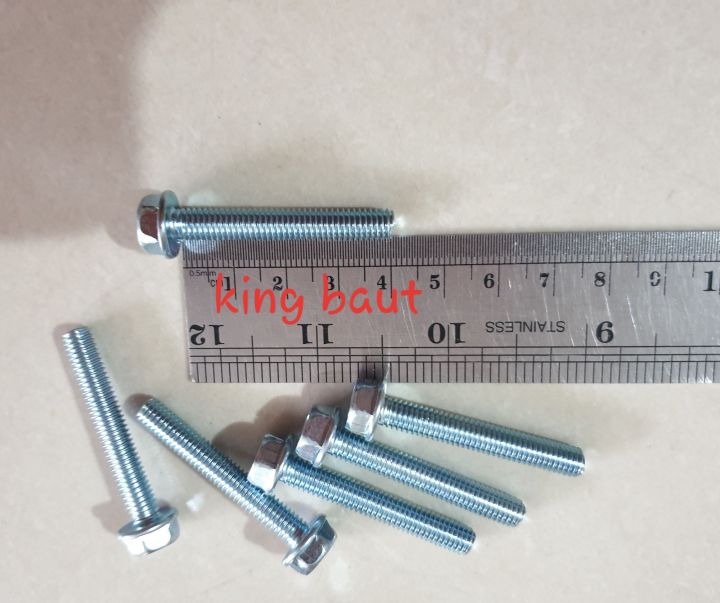 (paket 100 pcs) baut topi 10 6x40 (putih) | Lazada Indonesia