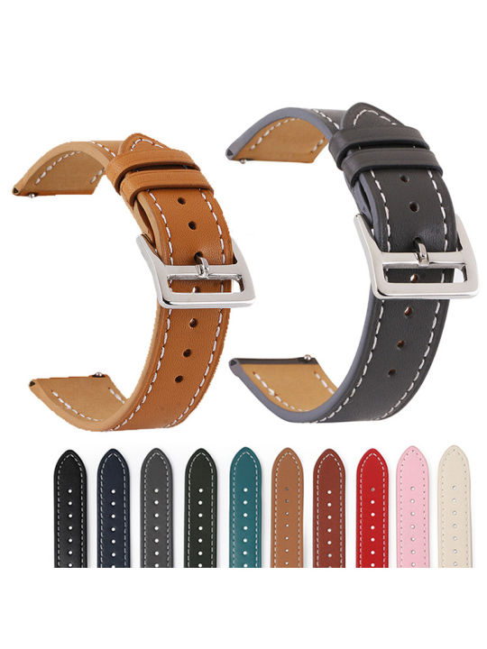 สายนาฬิกาหนังแท้ Tissot 1853 สำหรับผู้ชายและผู้หญิง สายนาฬิกาหนังแท้ ...
