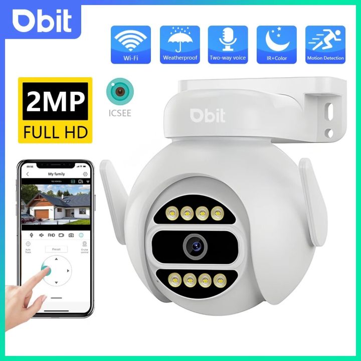 DBIT Wifi Camera 2MP Full HD Outdoor Wi-fi Surveillance Camera Security ...