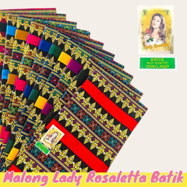 Malong Lady Rosaletta/ Original Malong Batik/ Tribal/ Ethnic Batik ...