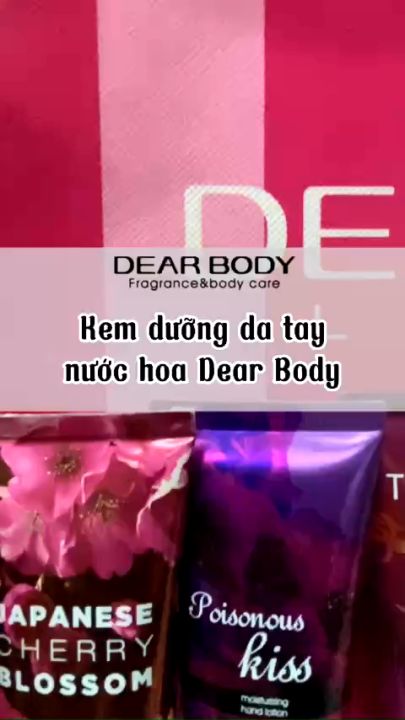 Kem Dưỡng Da Tay Hương Nước Hoa Dear Body Hand Lotion 59ml (thơm lâu ...