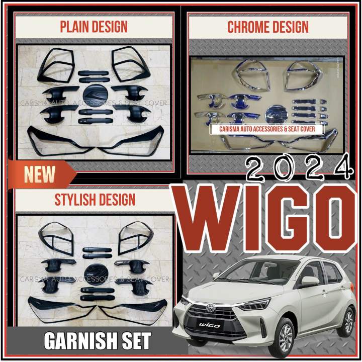 ALL NEW TOYOTA WIGO GARNISH SET 2023-2024 (wigo 2024 accessories ...