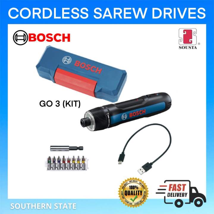 BOSCH GO3 GO 3 Professional Cordless Screwdriver 3.6V 06019H2281 | Lazada