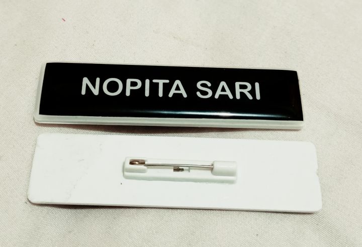 Name tag resin peniti | Lazada Indonesia